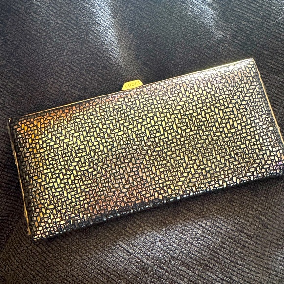 Lodis | Bags | Rare Lodis Andra Diva Large Framed Clutch Wallet Black ...